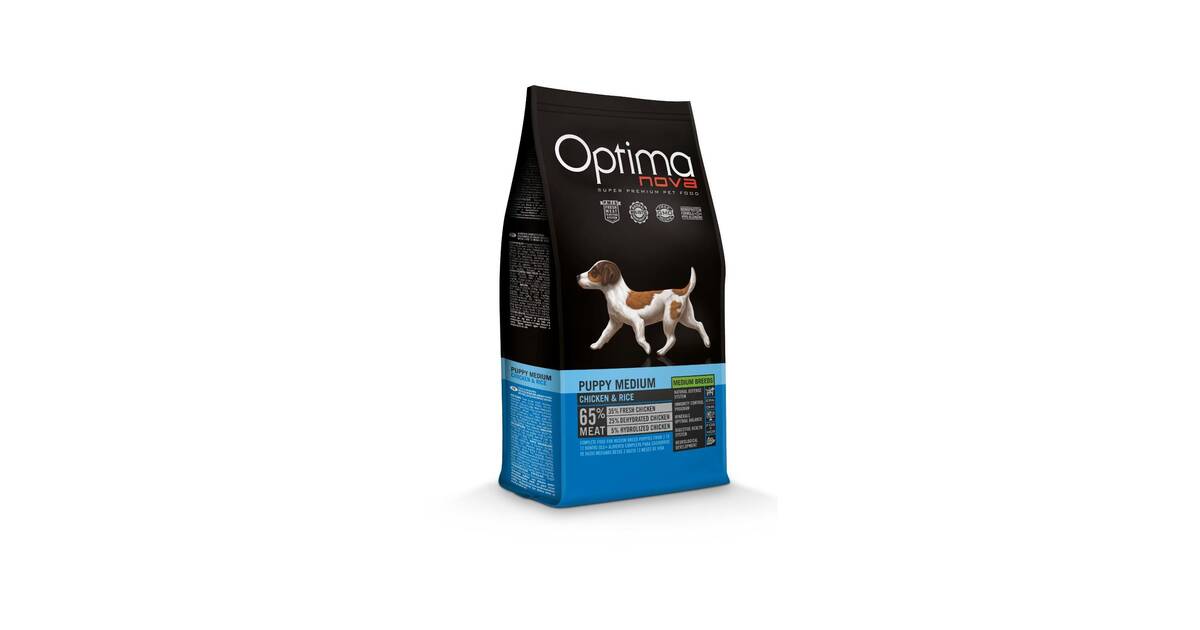 OPTIMA NOVA Puppy Medium Chicken&Rise 2kg