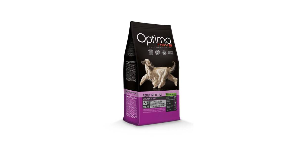 OPTIMA NOVA Adult Medium Chicken&Rise 12kg