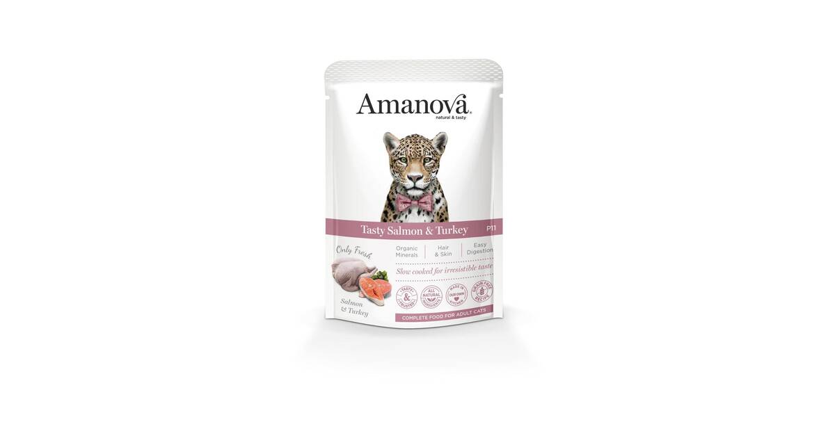 AMANOVA Sterilized Salmon&Turkey 85gr