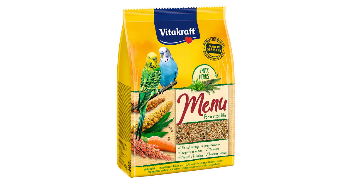 VITAKRAFT Menu Vital Βudgie 1kg