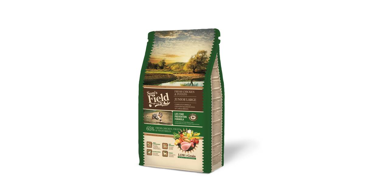 SAM'S FIELD Dog Junior Large Chicken&Potato 2.5kg