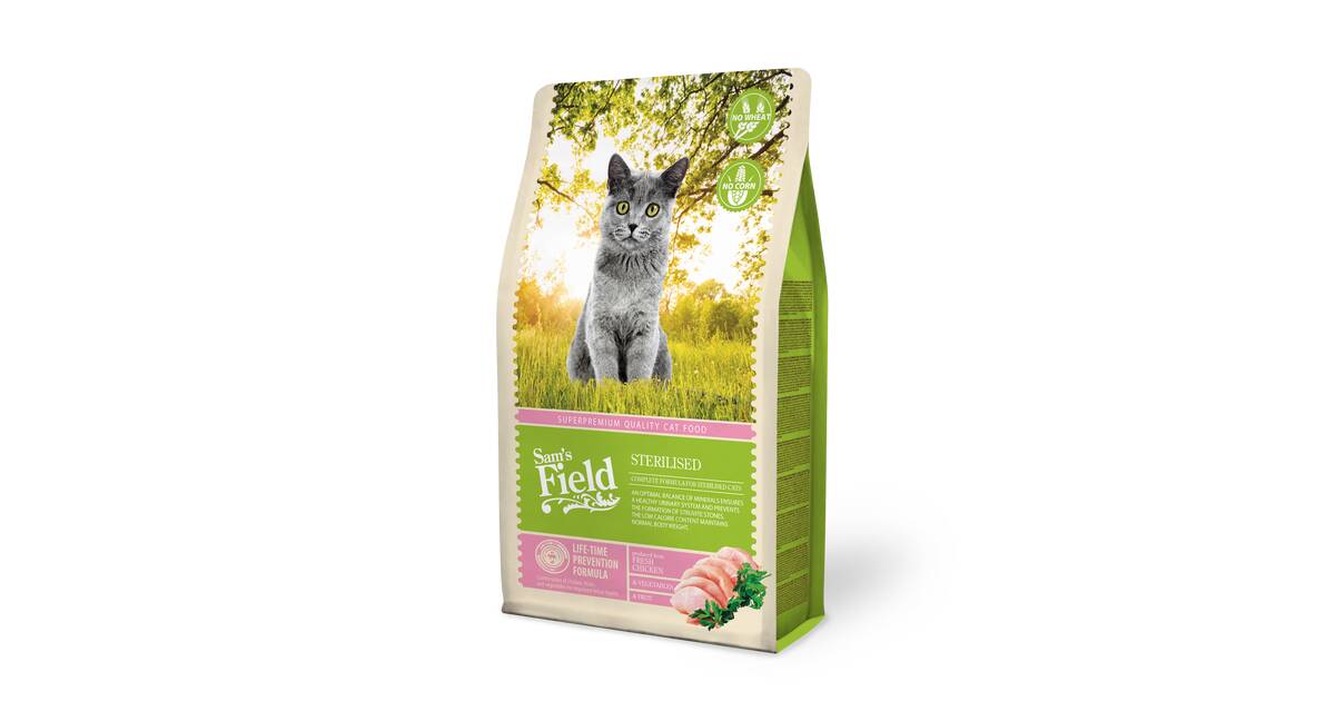 SAM'S FIELD Cat Sterilized Chicken 2.5kg